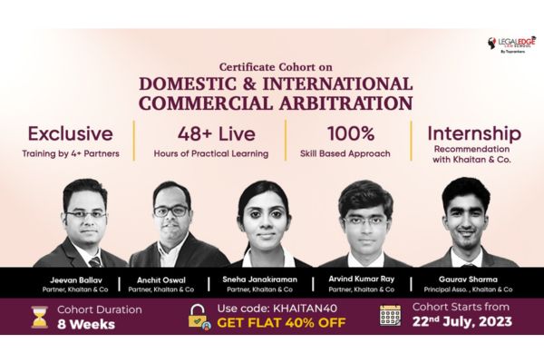 Online Certificate Cohort on Domestic & International Commercial ...