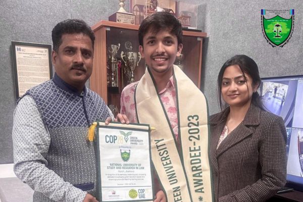 NUSRL Ranchi Receives Prestigious Green University Award 2023 at COP28, UAE