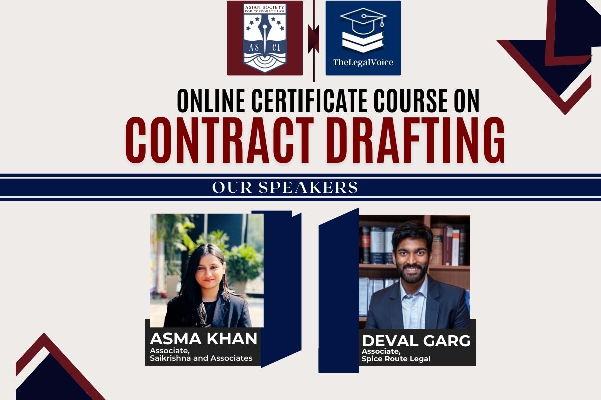 Online Certificate Course on Contract Drafting by TheLegalVoice and ...