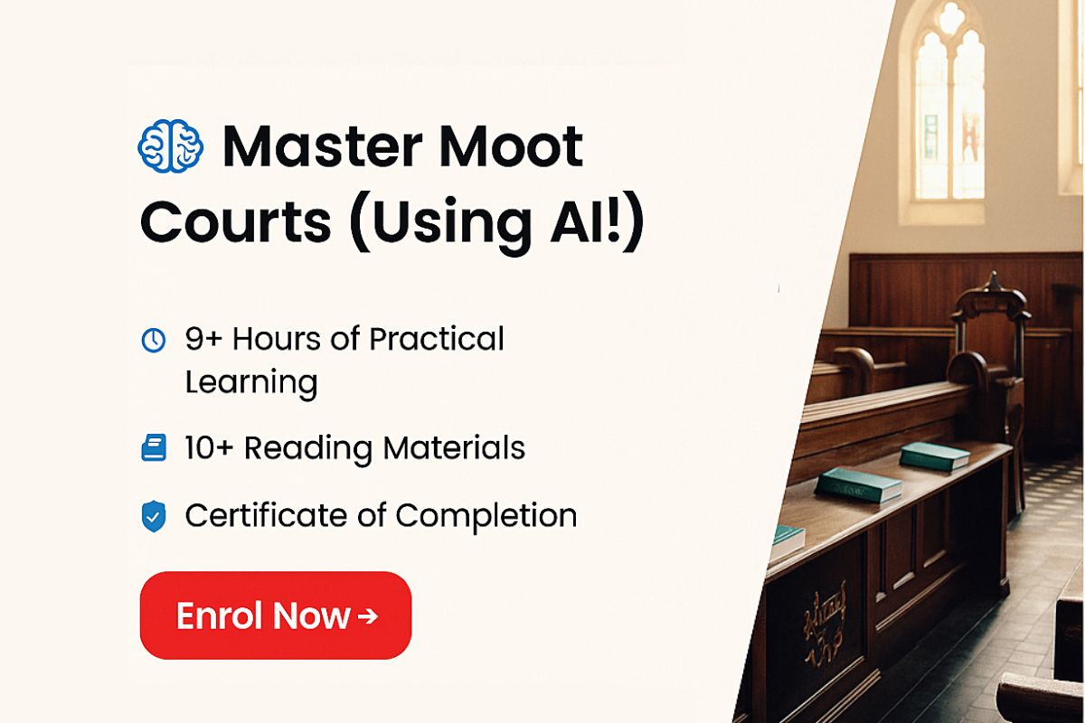 Course on Mastering Moot Courts (Using AI) by LawMento: Enrol Now!