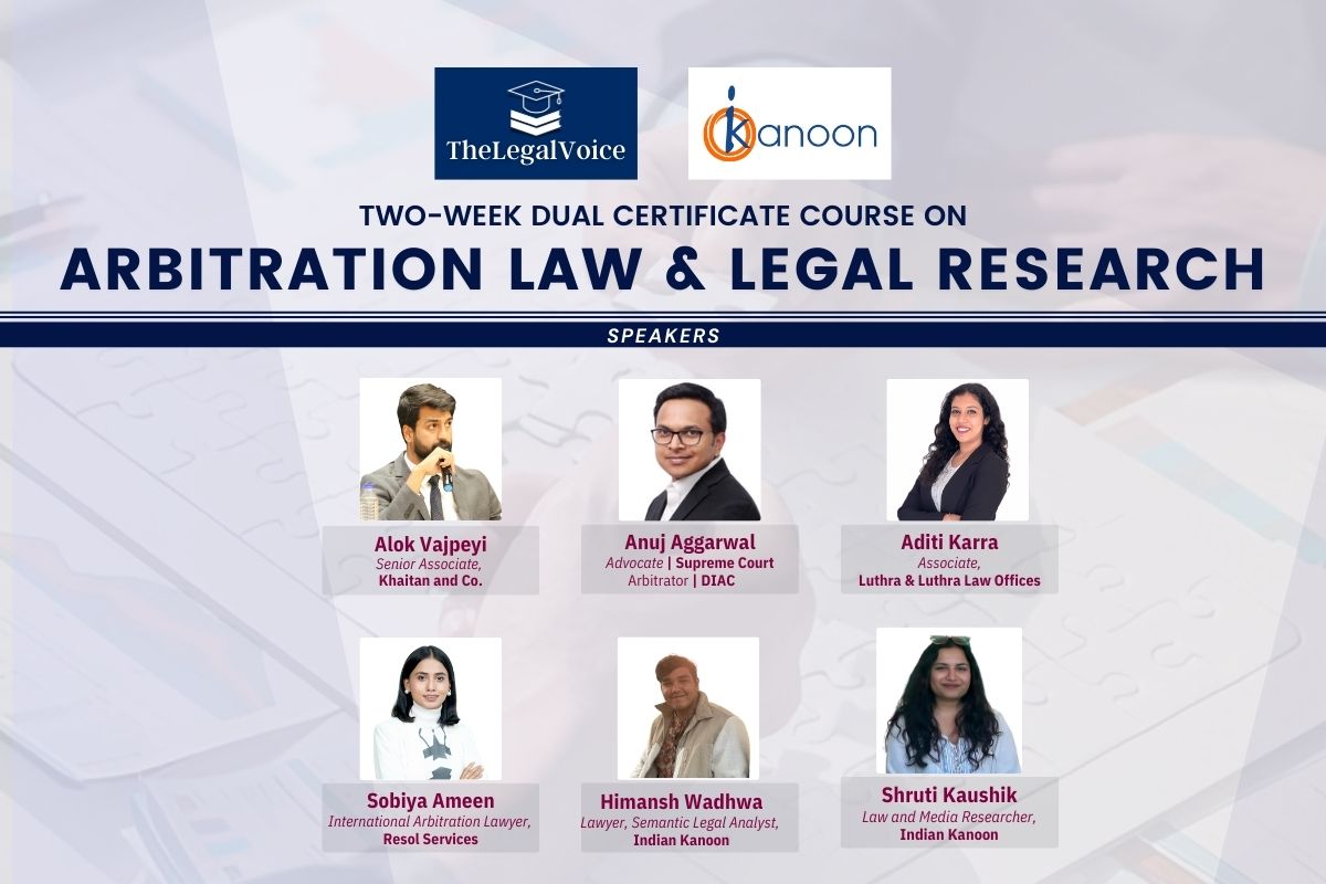 2-Week Dual Certificate Course on Arbitration Law and Legal Research by ...