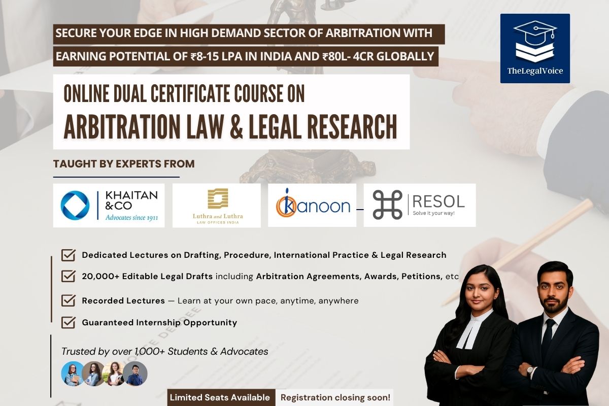 Online Dual Certificate Course on Arbitration Law and Legal Research by ...