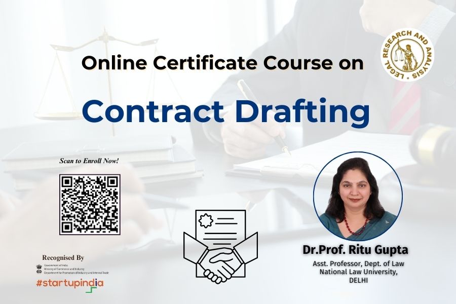 Online Contract Drafting Course by LRA [Get Internships]: Enrol by May ...