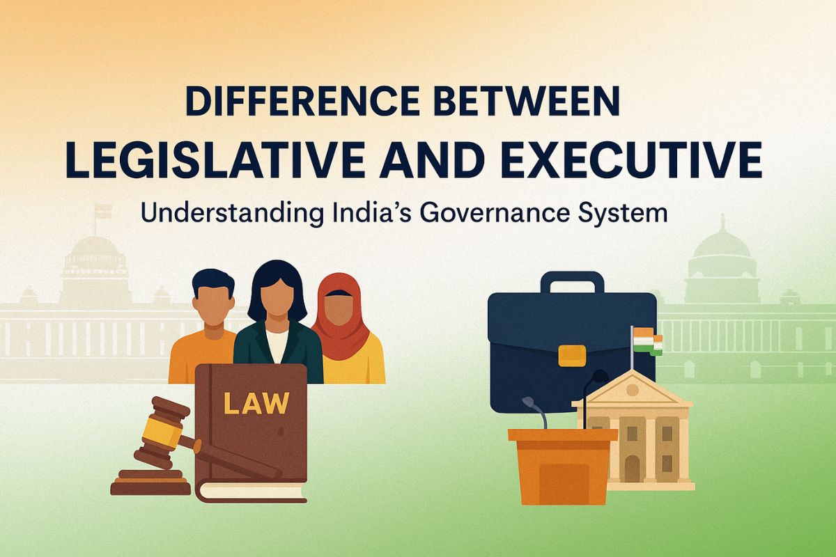 Difference Between Legislative and Executive