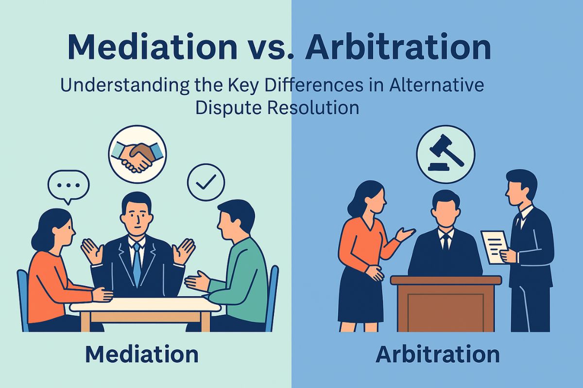 Difference Between Mediation and Arbitration
