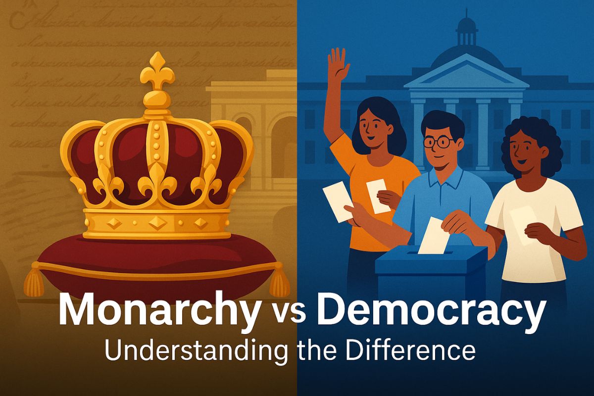 Difference Between Monarchy and Democracy