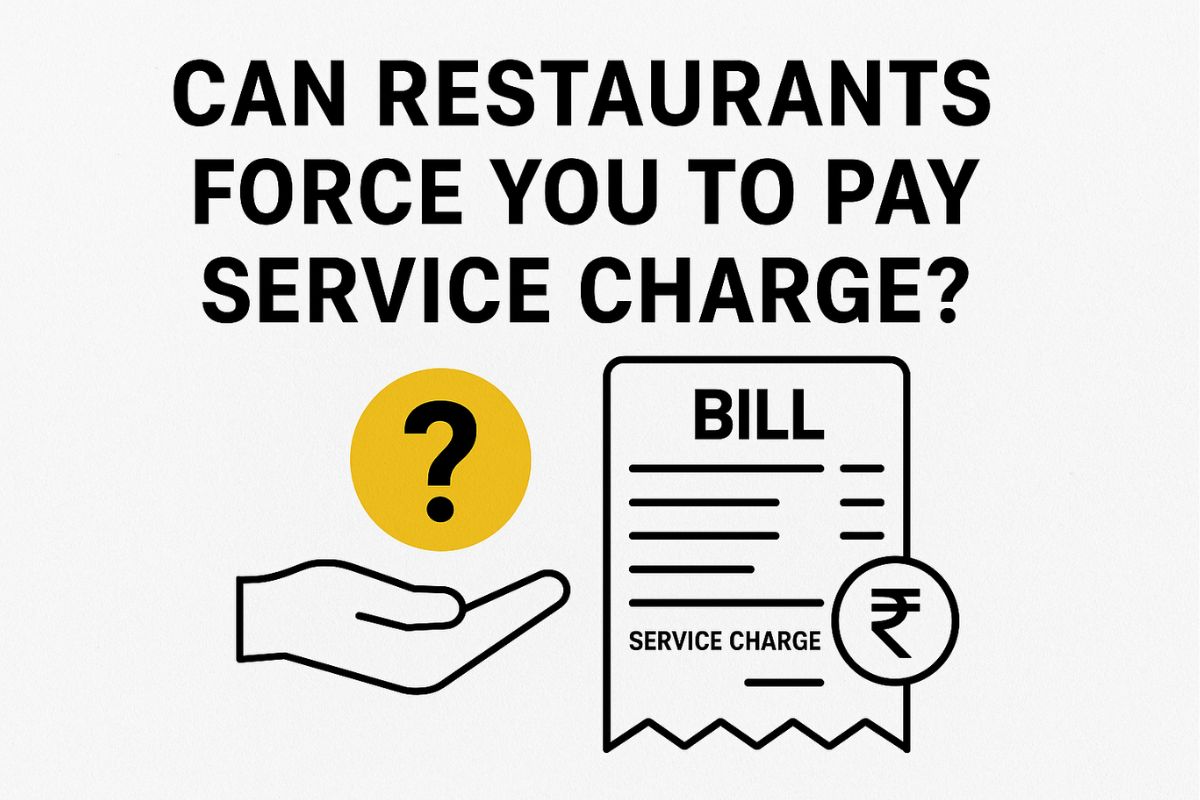 Can Restaurants Force You to Pay Service Charge in India?