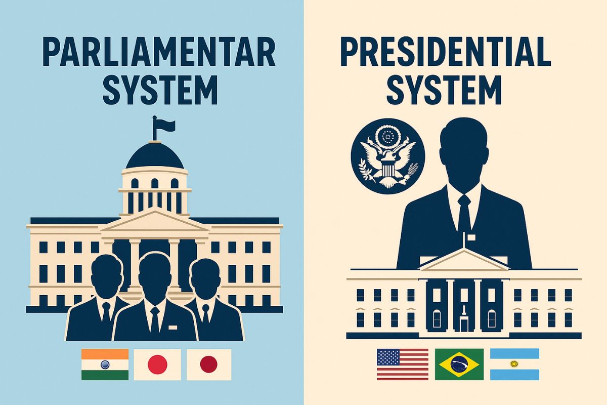 Difference Between Parliamentary and Presidential Form of Government