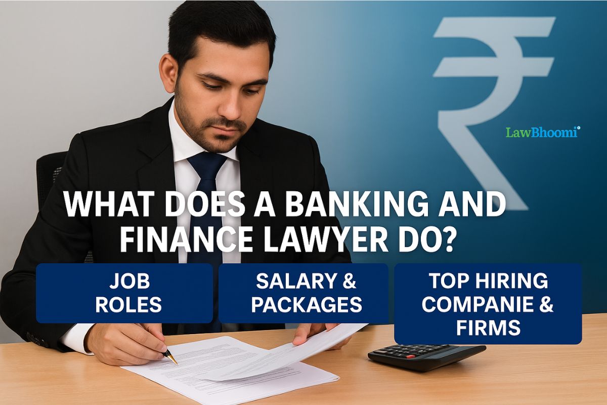 Banking and Finance Lawyer: Job Roles, Packages, Top Firms and Companies
