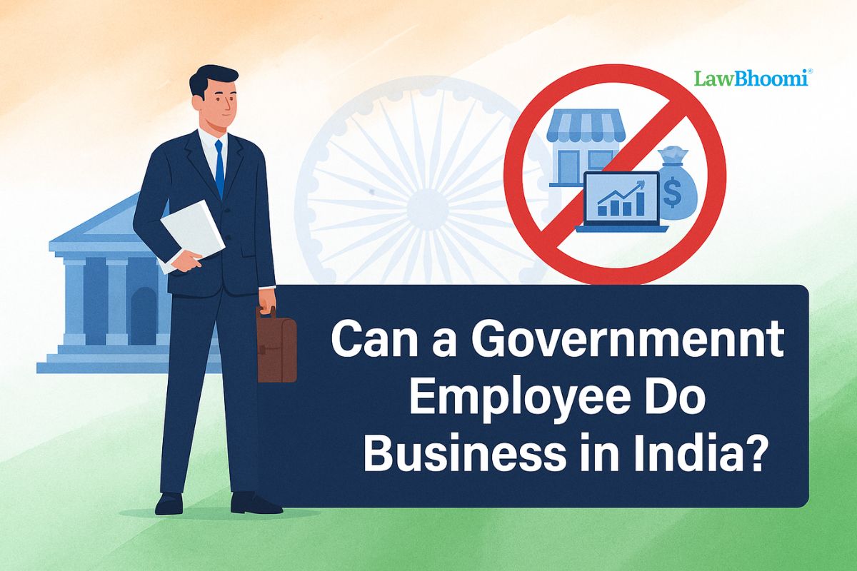 Can a Government Employee Do Business in India?