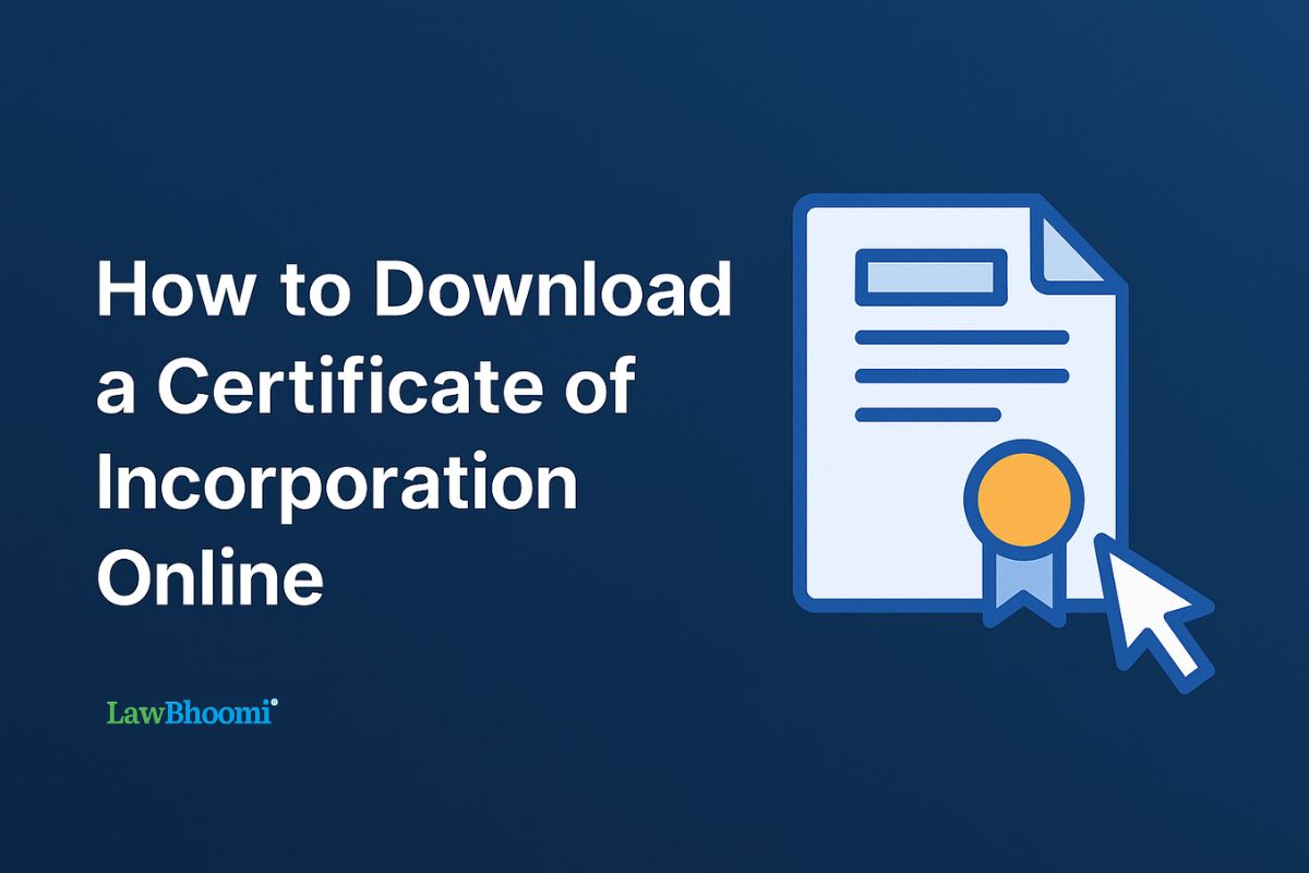 How to Download a Certificate of Incorporation Online