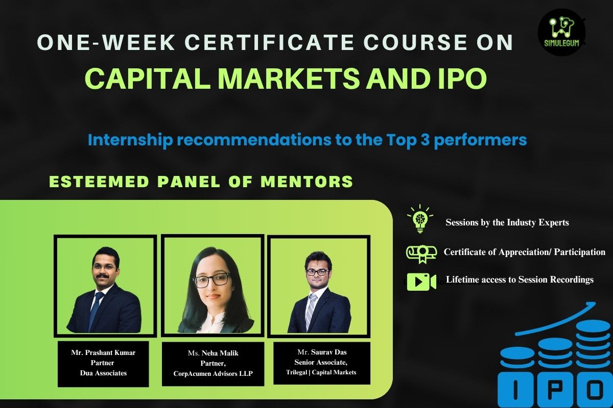 Online Certificate Course on Capital Markets and IPOs: Enrol by Nov 14