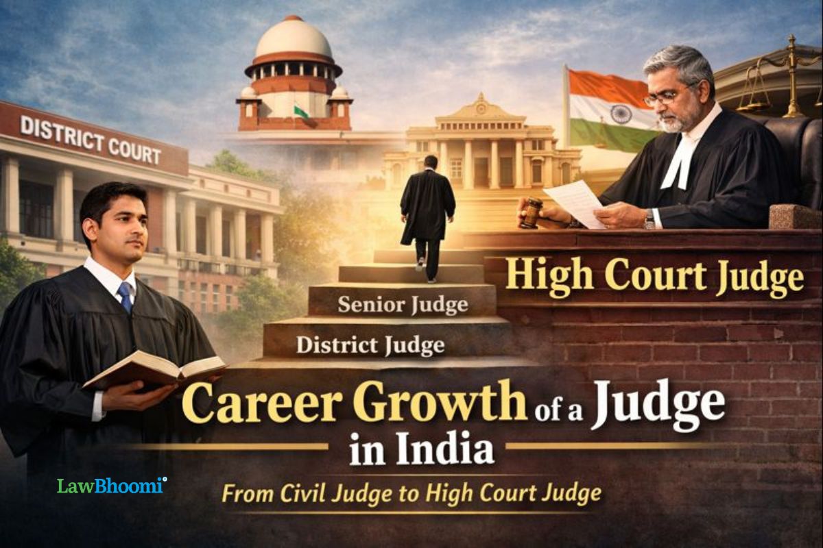 Career Growth of a Judge in India: From Civil Judge to High Court Judge