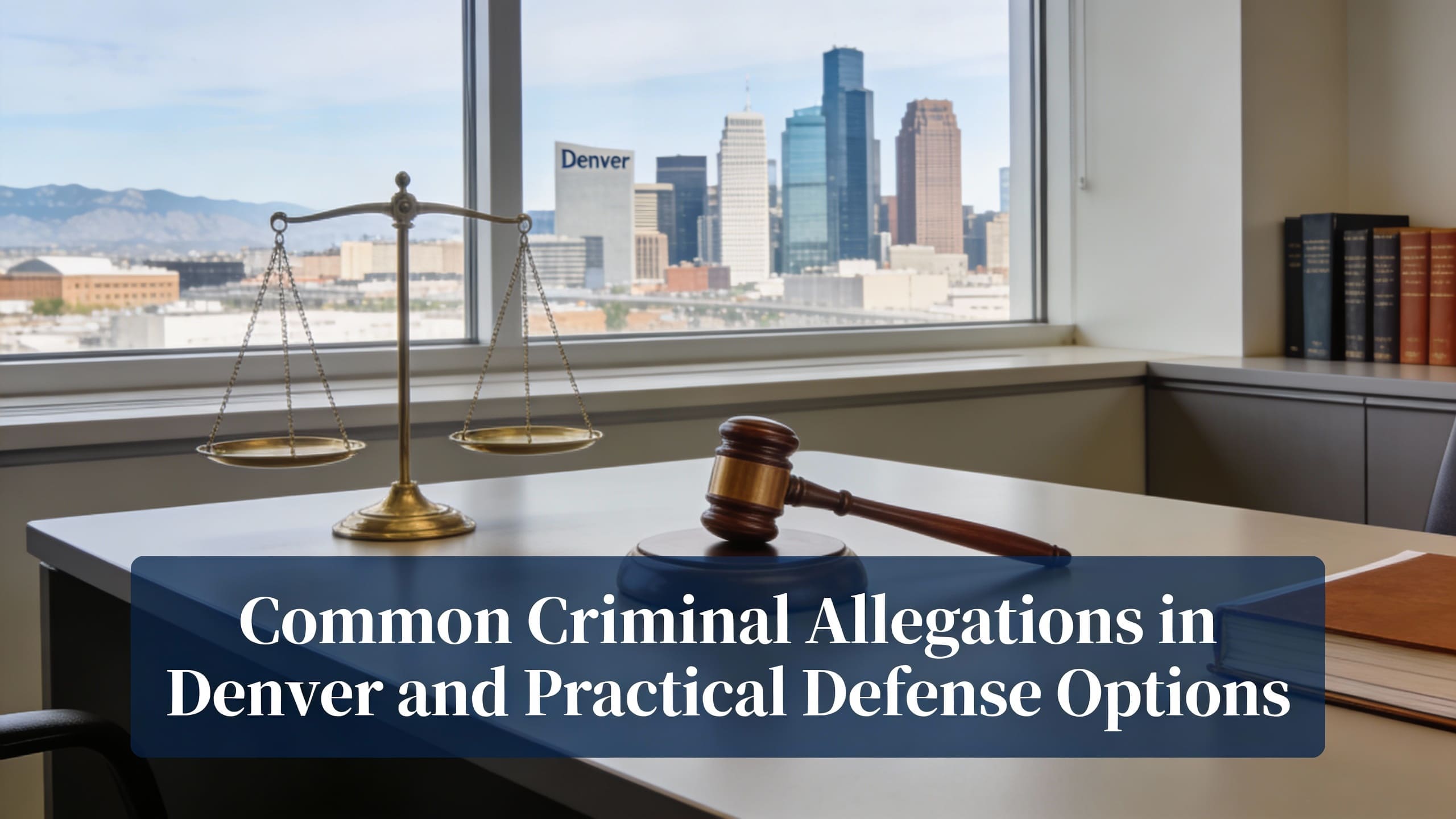 Common Criminal Allegations in Denver and Practical Defense Options