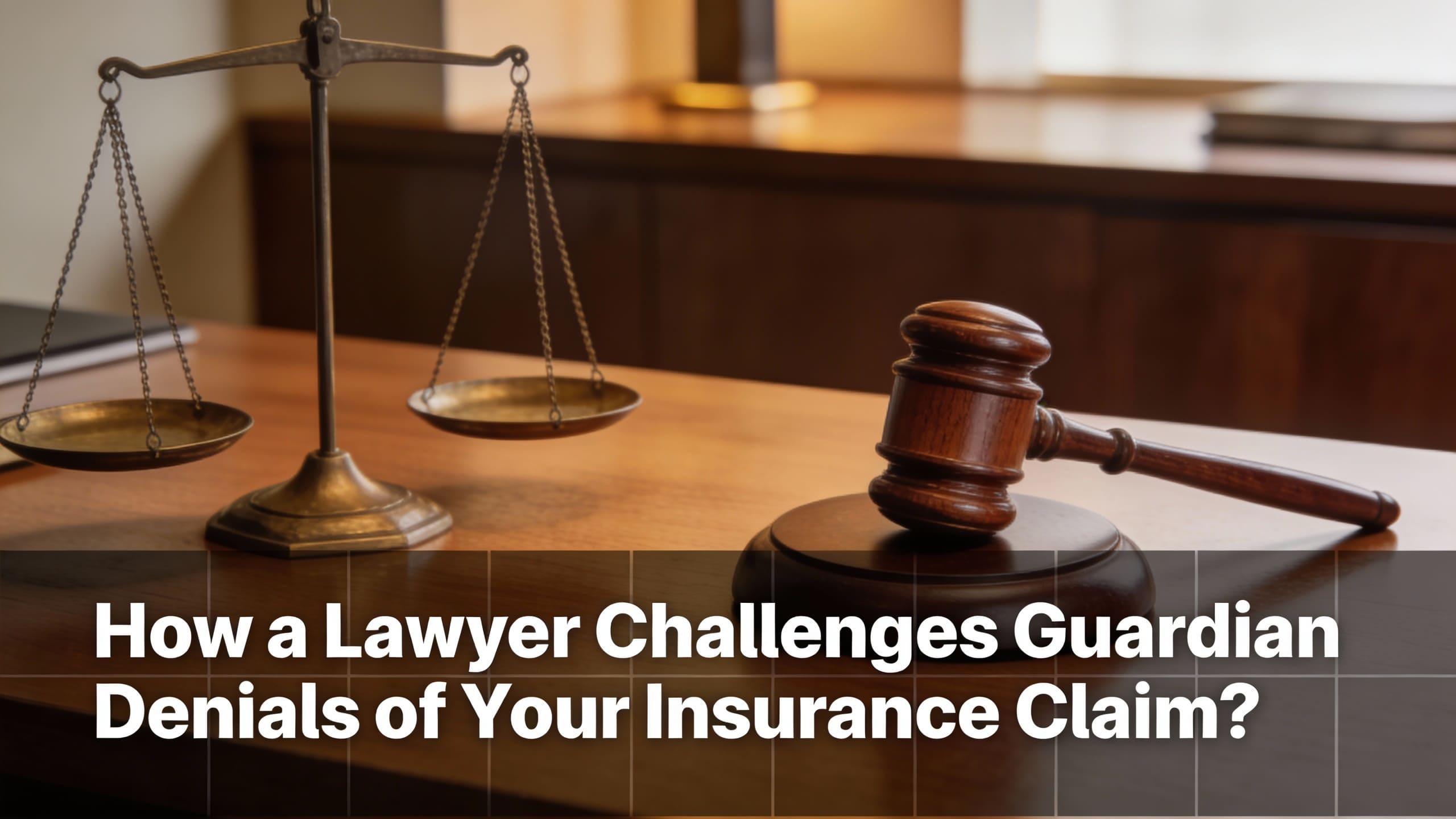 How a Lawyer Challenges Guardian Denials of Your Insurance Claim?