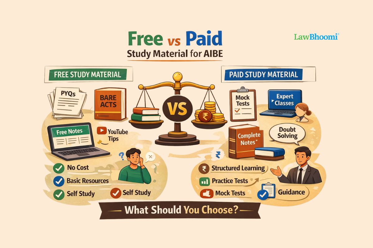 Free vs Paid Study Material for AIBE - What Should You Choose?
