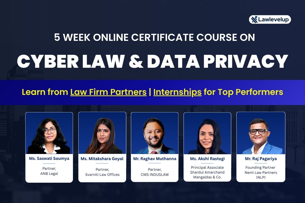 Online Course on Cyber Law and Data Privacy: Enrol by June 13